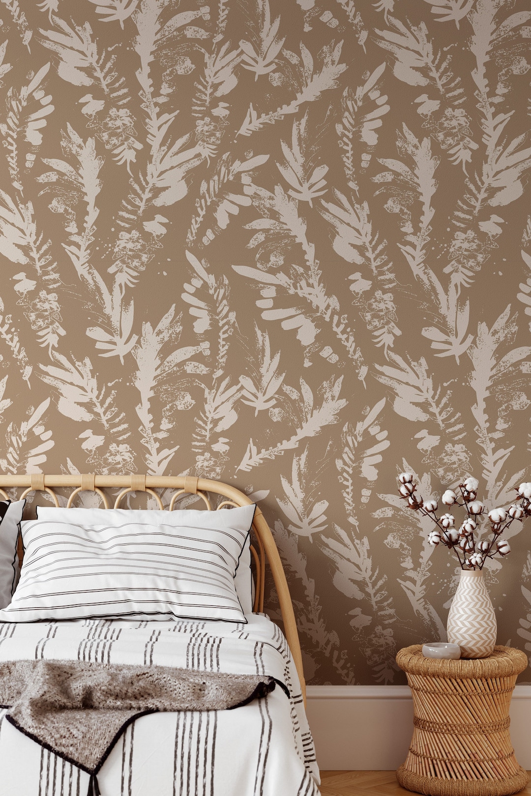 Renter Friendly Wallpaper,chalk Drawing Wallpaper, Peel & Stick ...