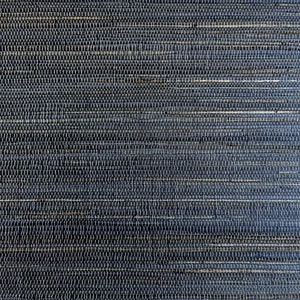 Natural Hemp Grasscloth Dark Graphite Blue Wallpaper Painted in Matte ...