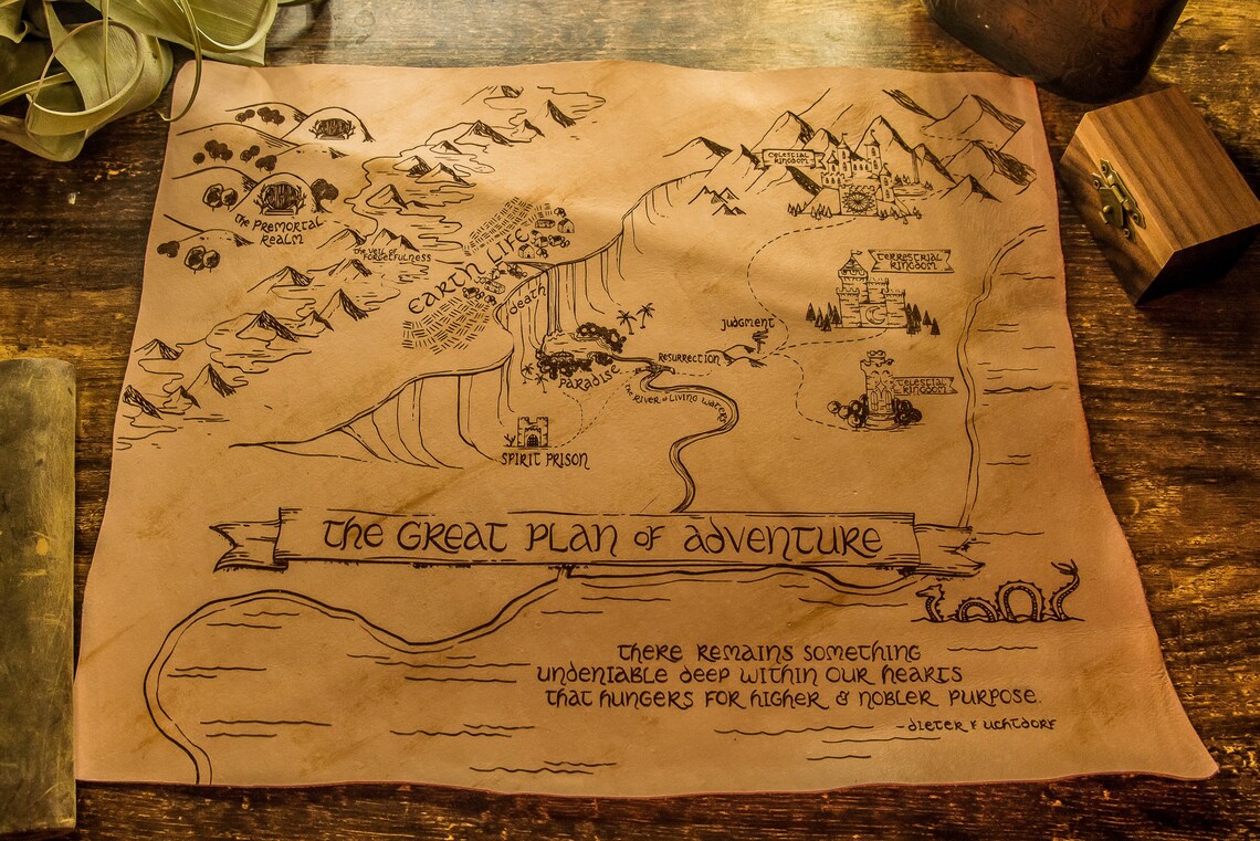 Custom Pirate Treasure Map Pirate Party Handmade Leather - Etsy