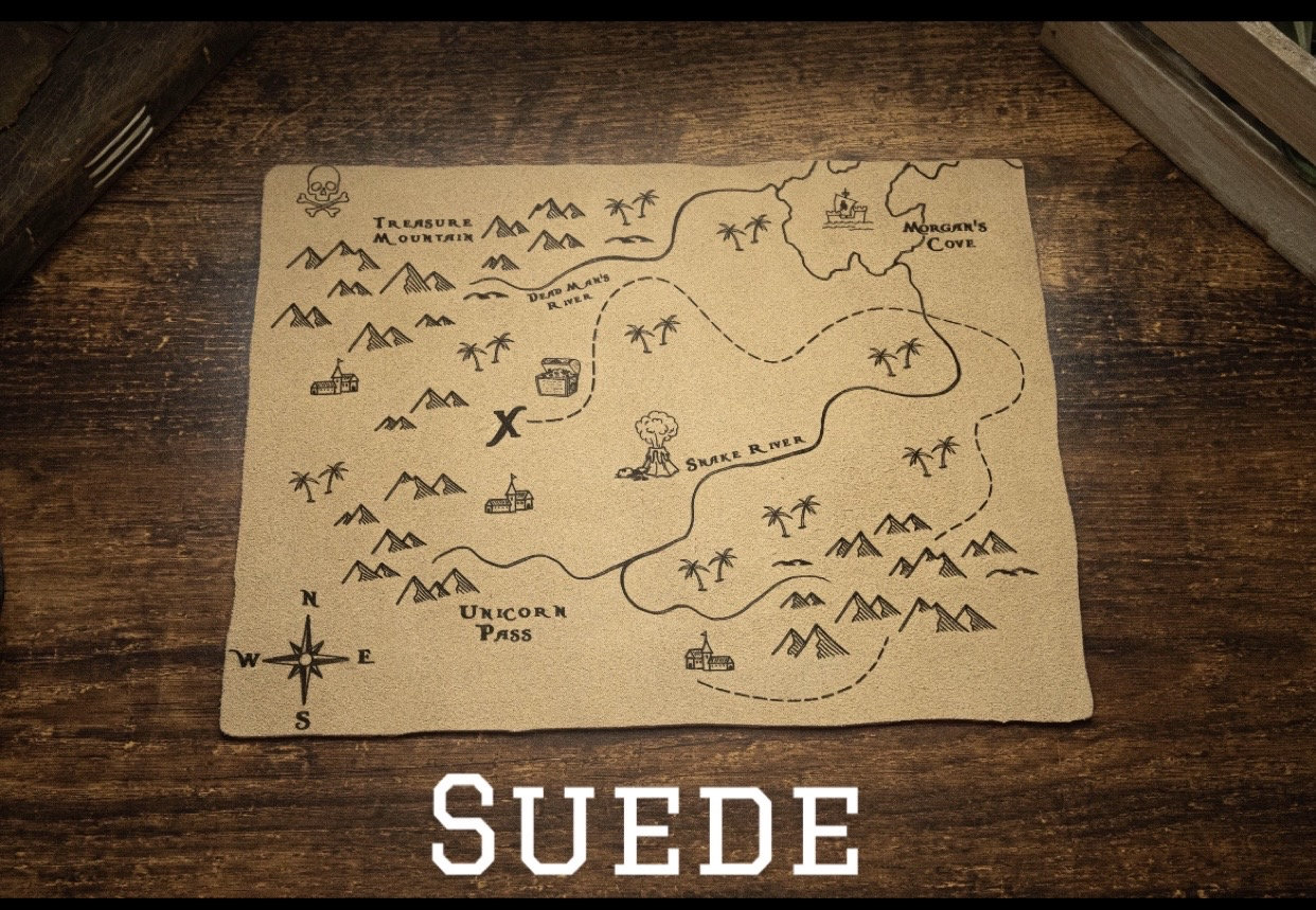 Treasure Map , Genuine Leather, Cosplay Maps, Display Maps, Pirate Map ...