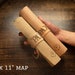 Treasure Map , Genuine Leather, Cosplay Maps, Display Maps, Pirate Map ...