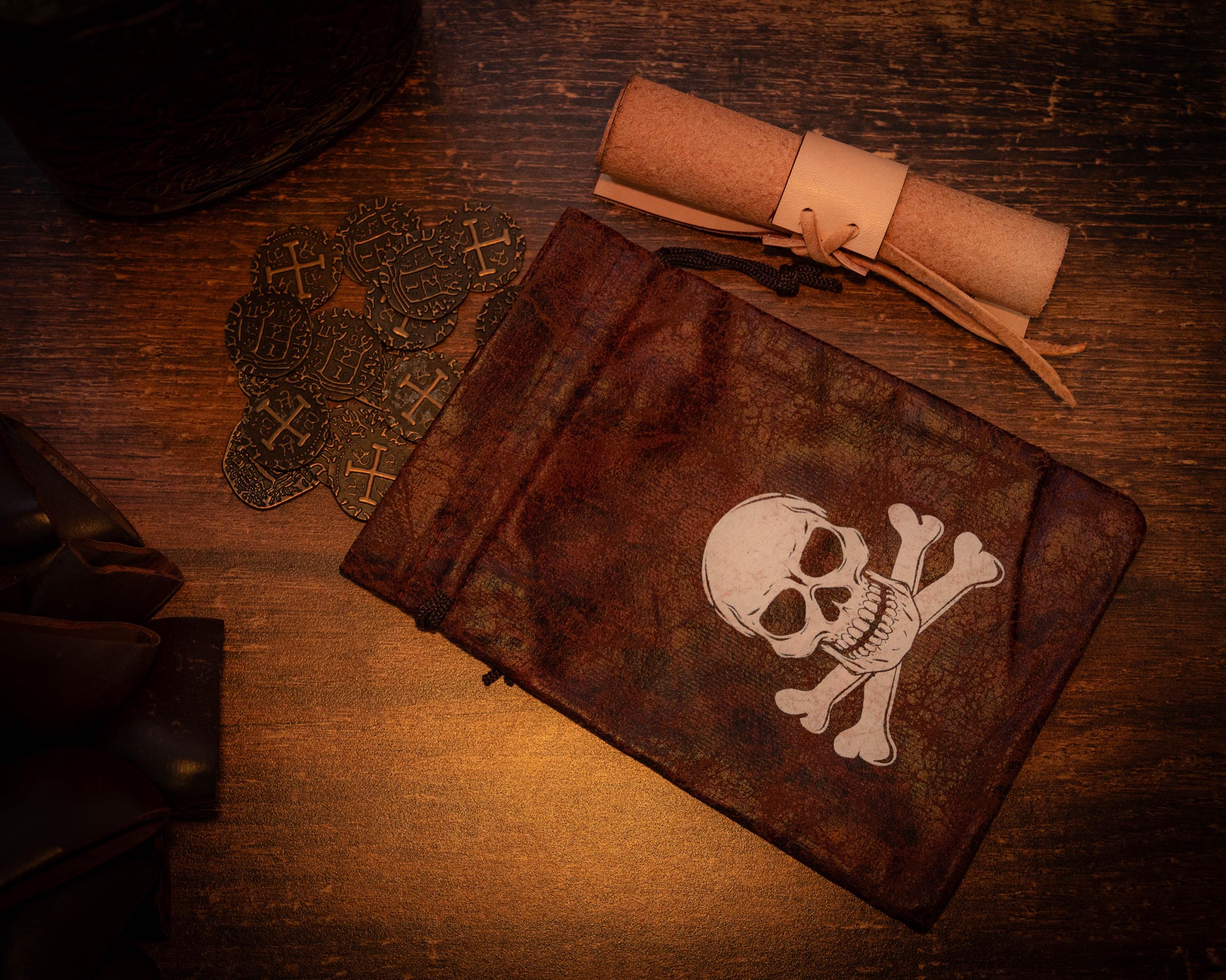 Mini Treasure Map Game, Tic Tac Toe, Genuine Leather, Cosplay Maps ...