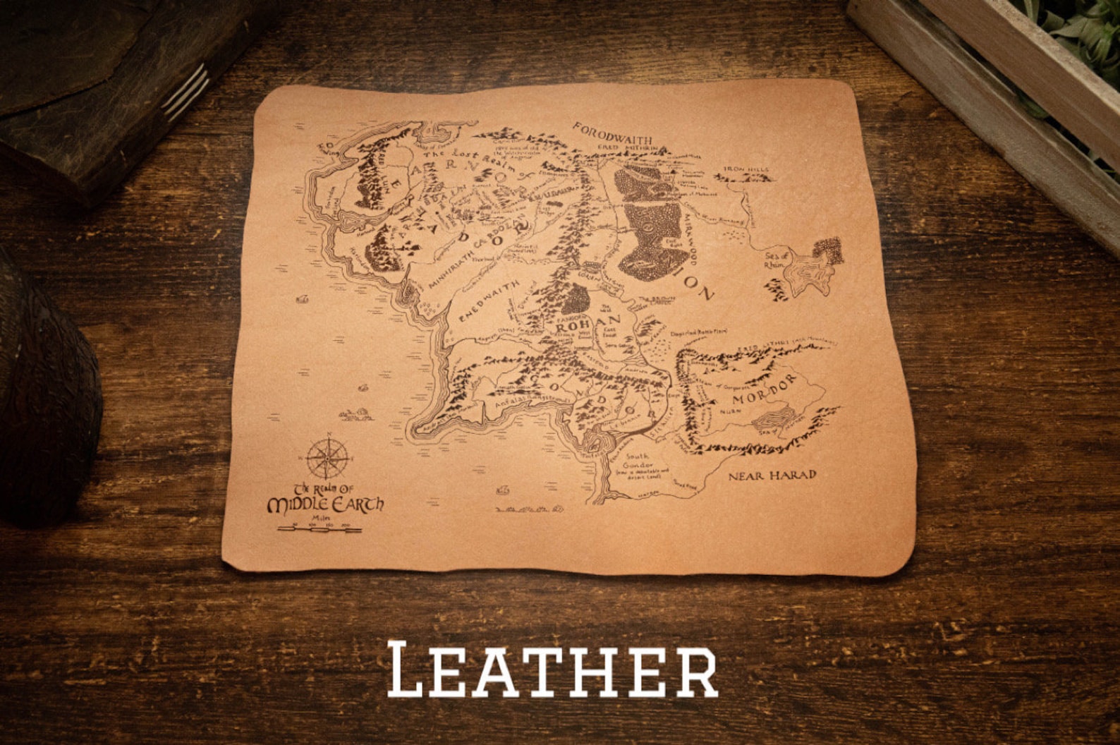 Custom Pirate Treasure Map, Pirate Party, Handmade Leather, Genuine ...