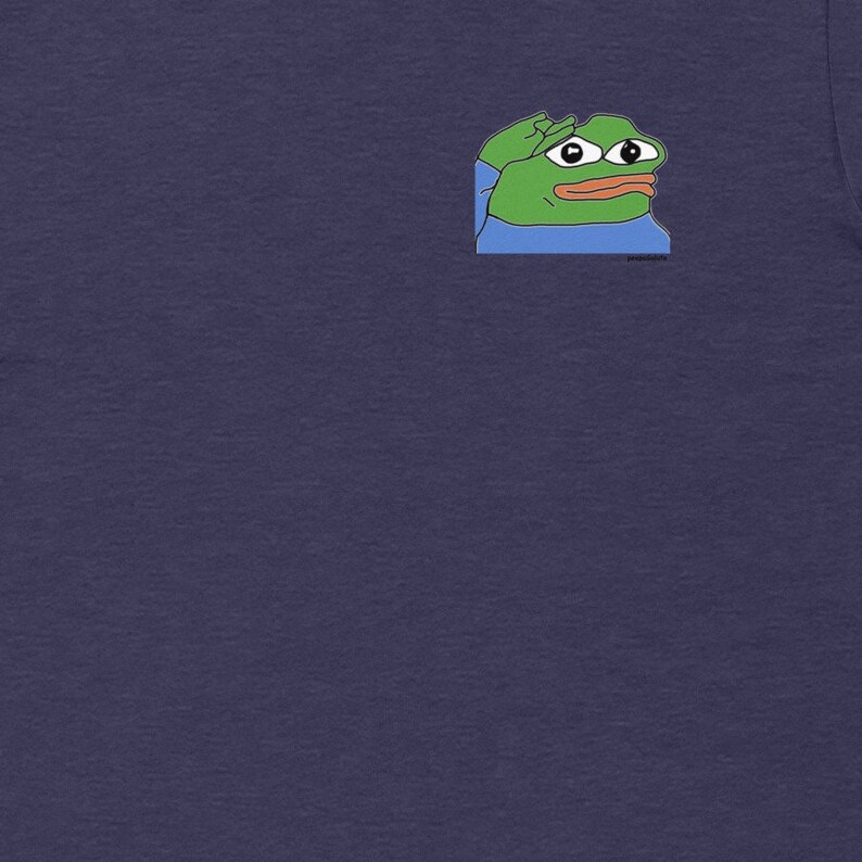 Pepe the Frog Salute Tshirt, Gamer T-shirt, Meme Gift, Meme Shirt ...