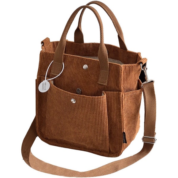 Corduroy Tote Bag - Etsy