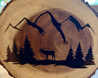 Elk Cutting Board - Etsy