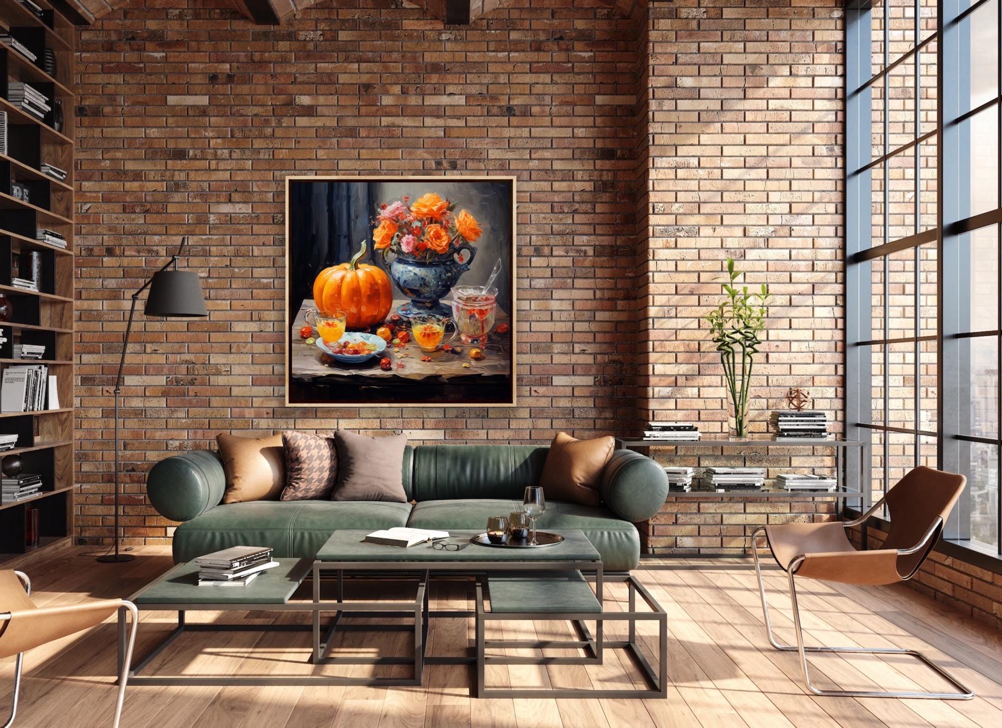 Harvest Haunt Original Oil Painting, Size 36x36 Inches, One of a Kind ...