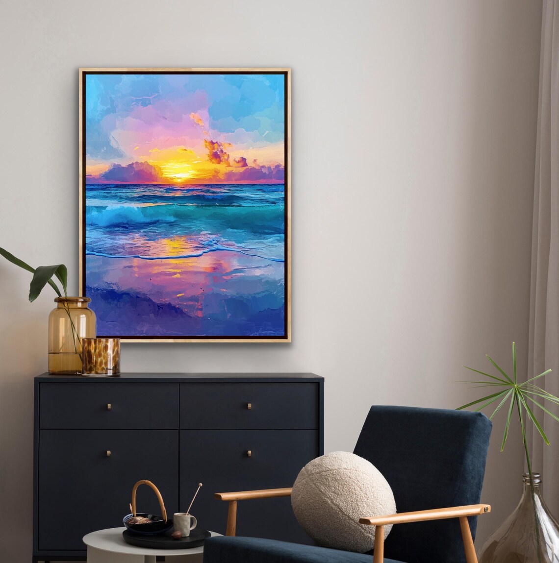 Siesta Key Beach Oil Painting 36x48 Inches ,original Painting, One of a ...