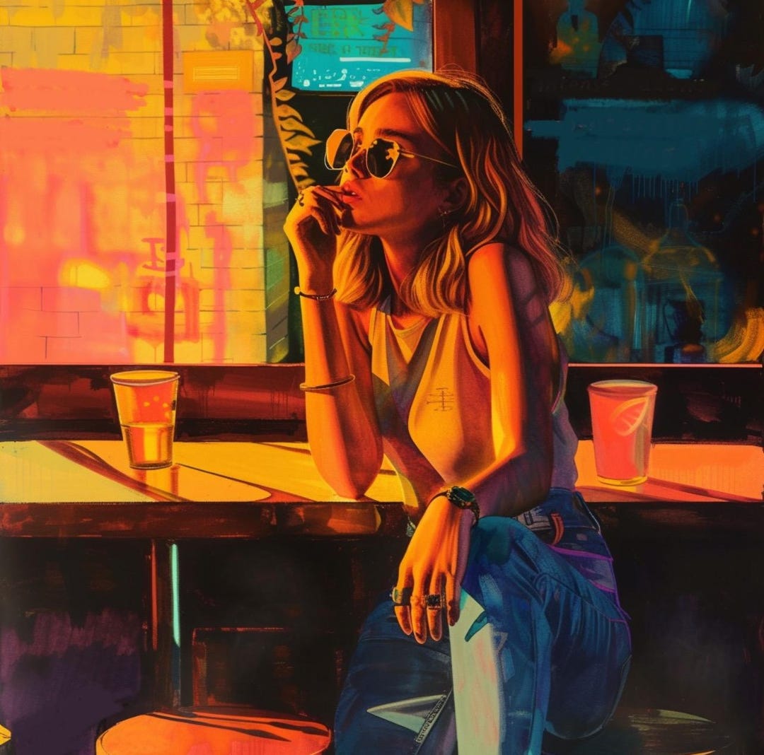 Golden Hour Original Oil Painting on Canvas, Size 34x34 Inches - Etsy