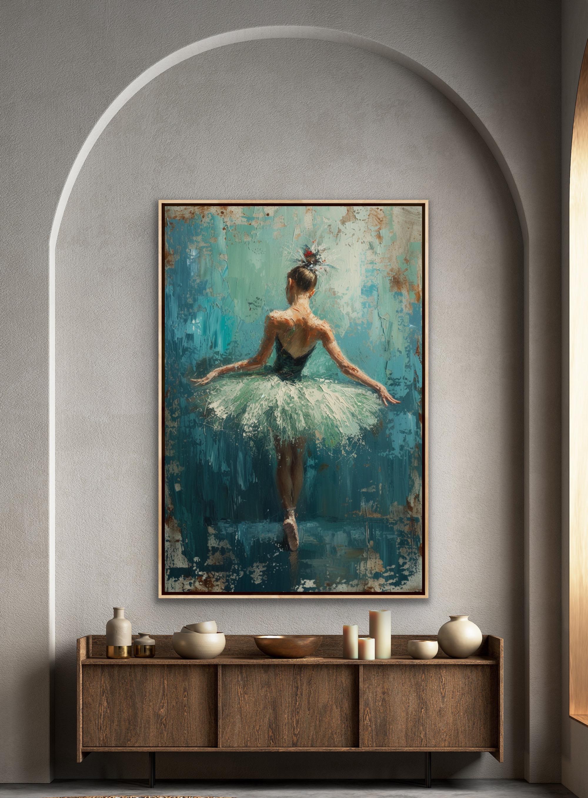 Balet Dancer Original Oil Painting on Canvas, Size 36x48 Inches - Etsy