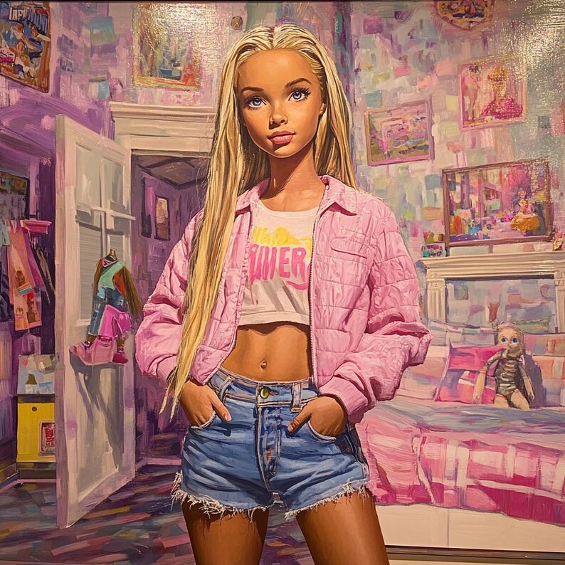 Dream Adventure Original Oil Painting on Canvas Size 36x36 Inches ...