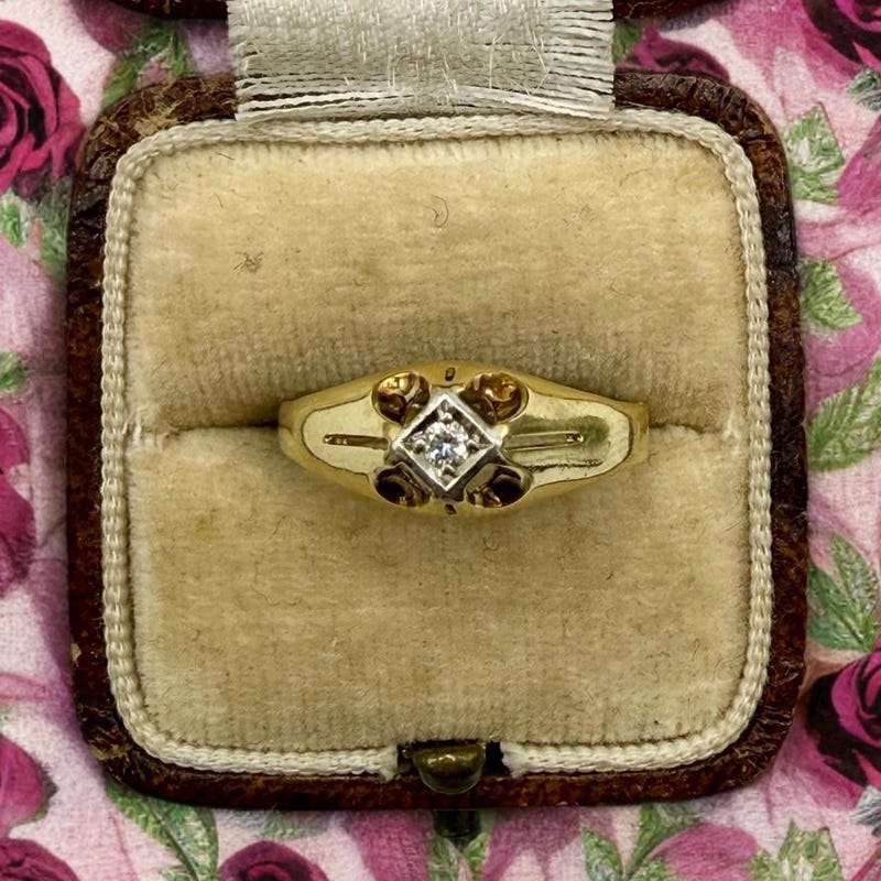 Solid Gold 7.75 Ring - Etsy