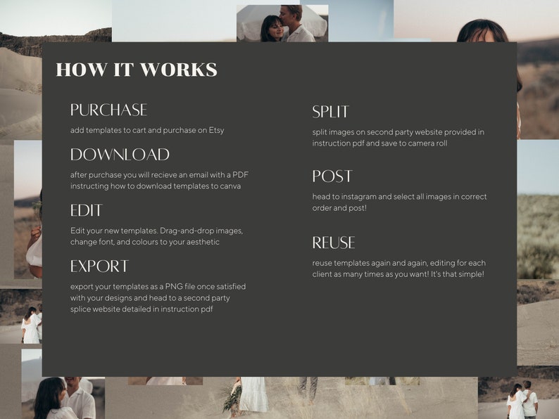 Instagram Carousel, Template for Influencers and Photographers, Slide ...