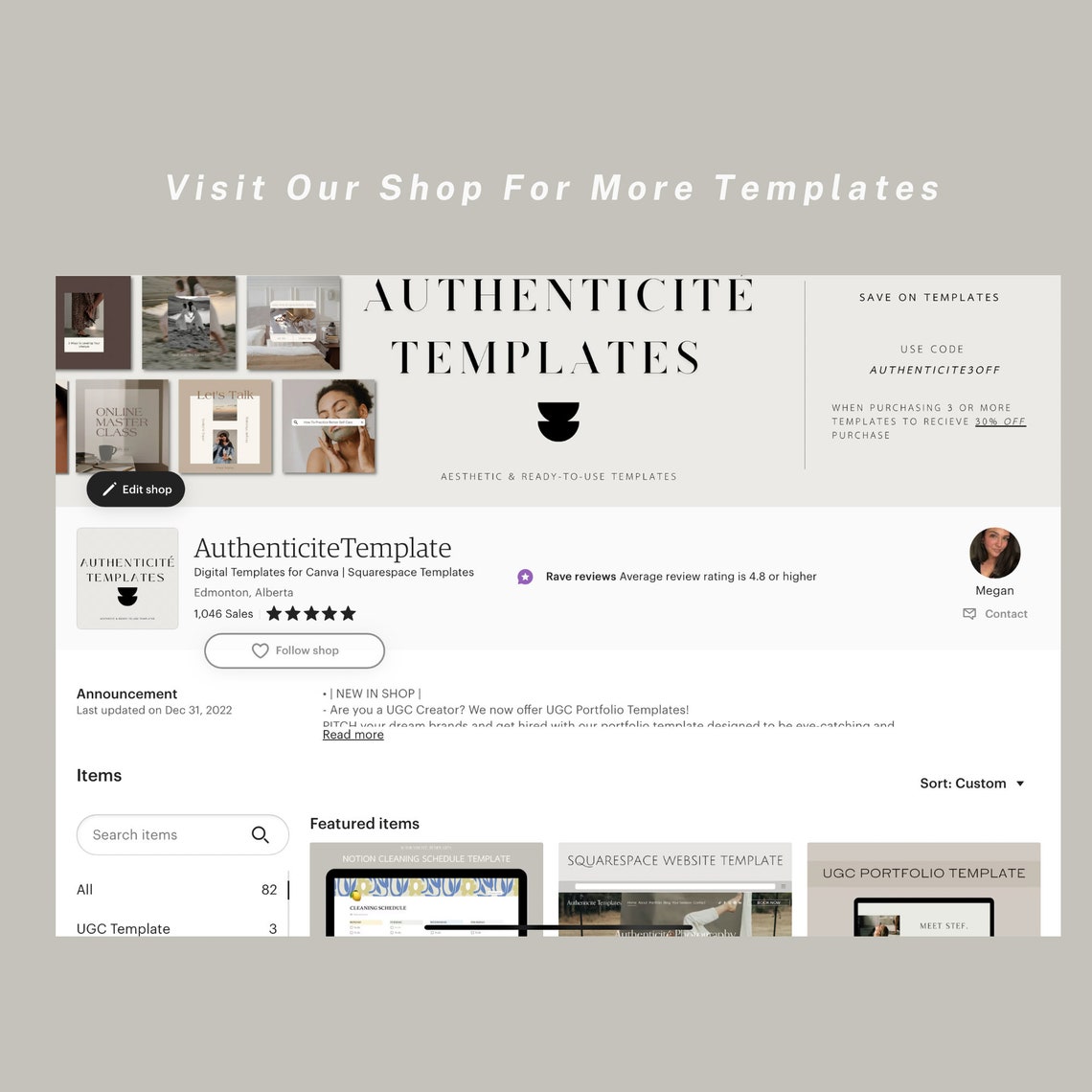 Instagram Carousel, Template for Influencers and Photographers, Slide ...