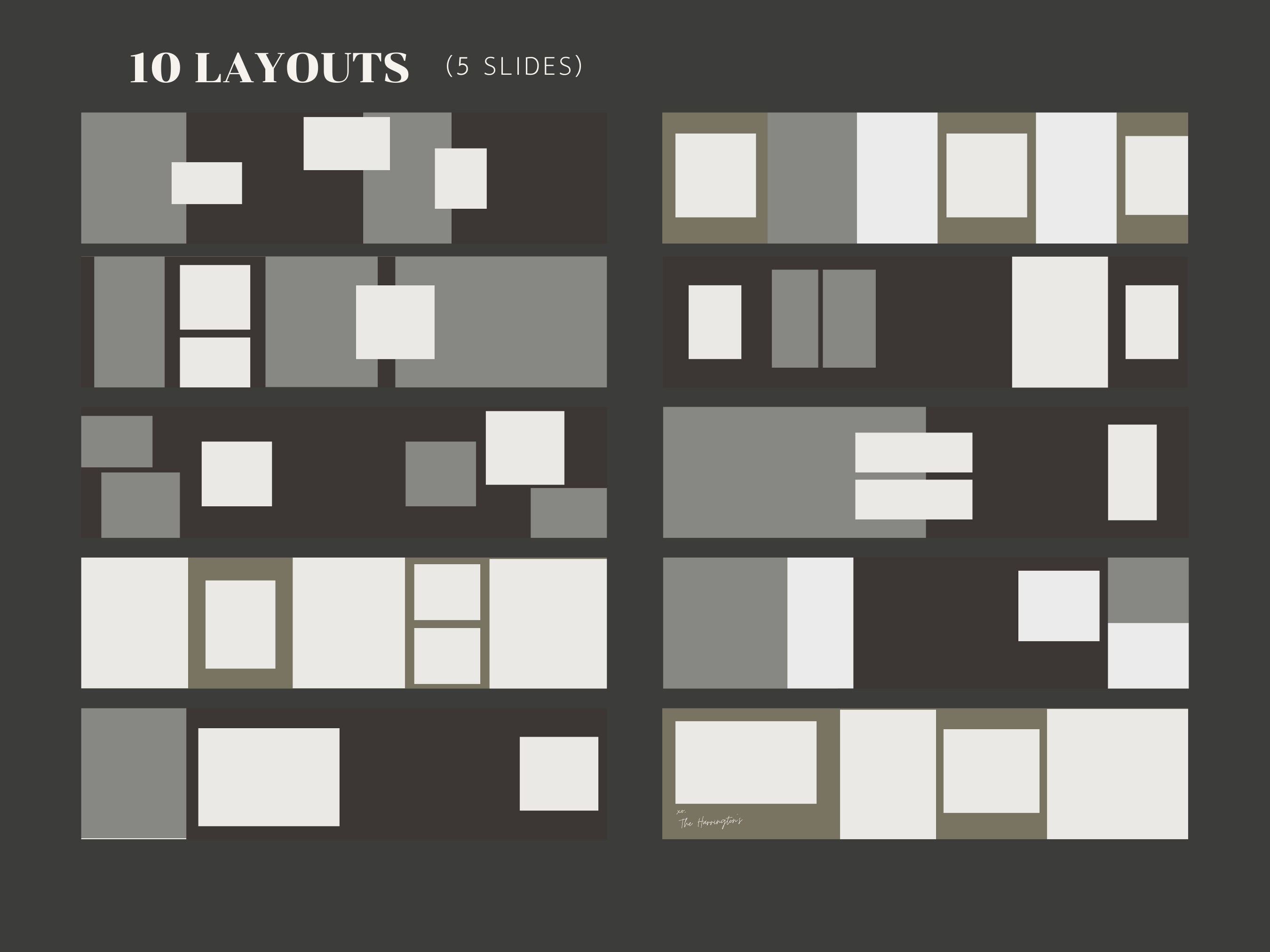 Instagram Carousel, Template for Influencers and Photographers, Slide ...