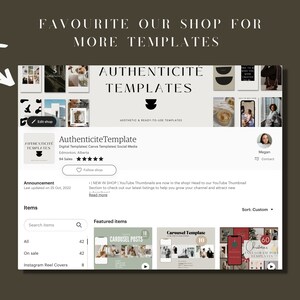 Modern Instagram Carousel, Template for Influencers and Photographers ...