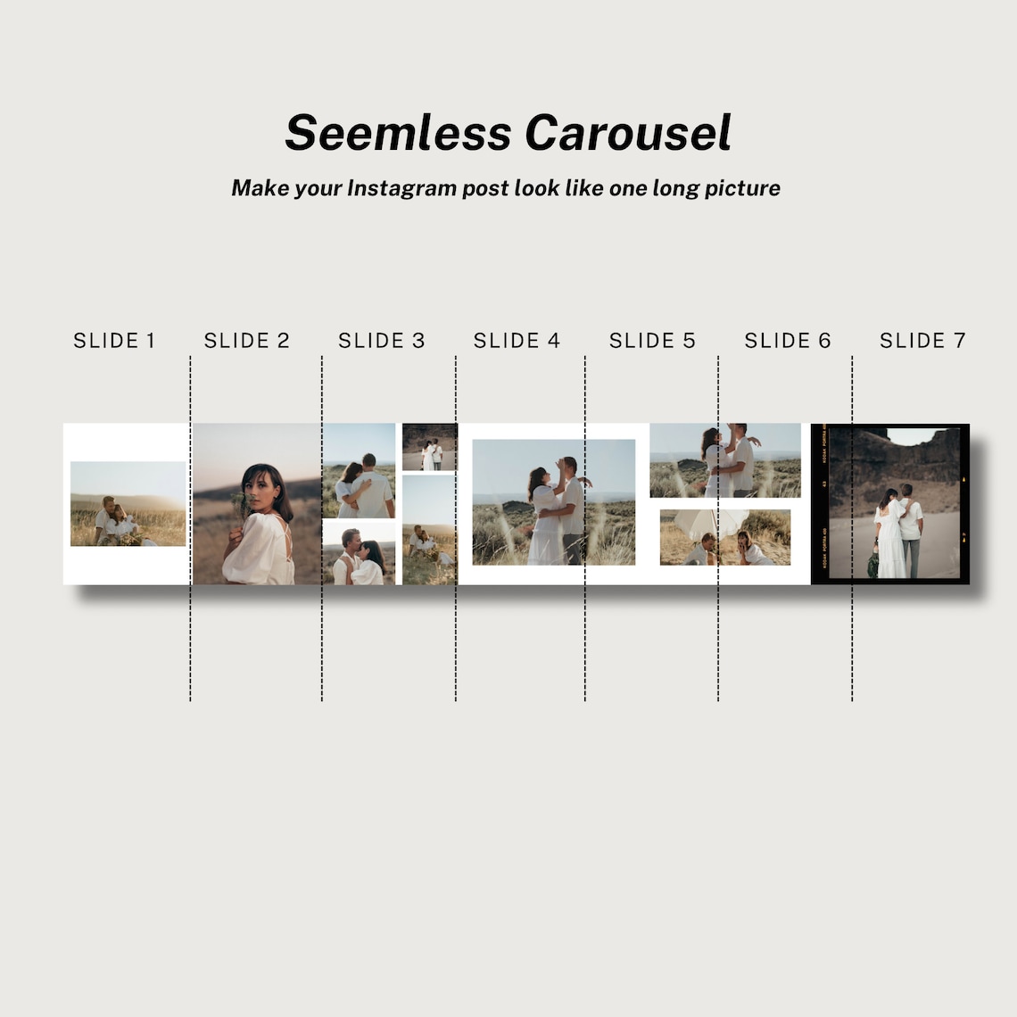 Instagram Carousel, Template for Influencers and Photographers, Slide ...