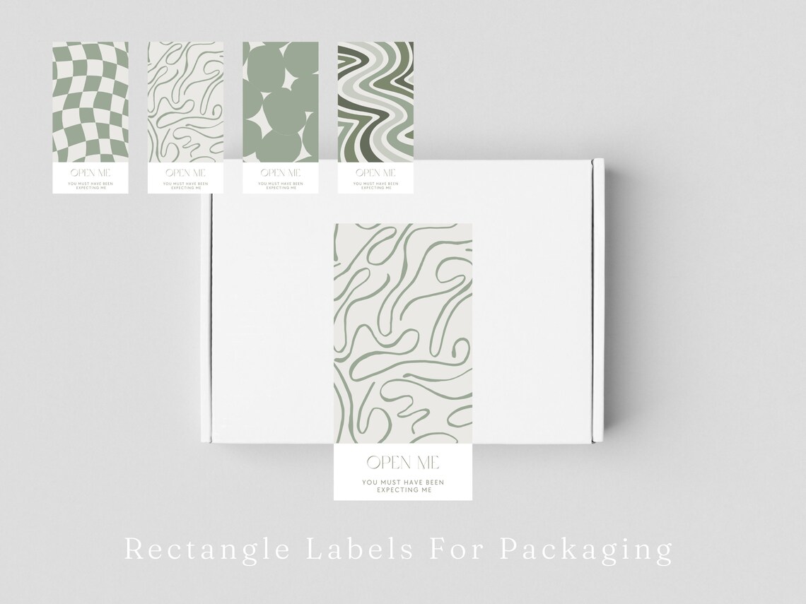 Editable Box Label Template, Custom Packaging Labels, Order Packaging ...