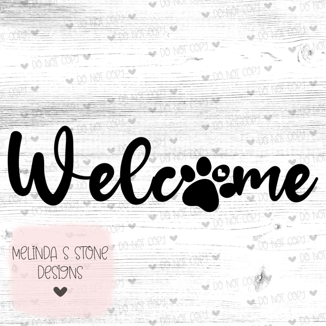 Welcome Paw Print SVG | PNG | Welcome Sign | Welcome Mat | Dog Decor - Etsy