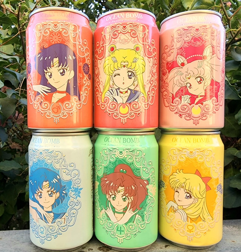 Ocean Bomb Dragon Ball Sailor Moon One Piece Sparkling Water - Etsy ...