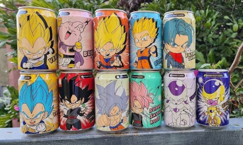 Ocean Bomb Dragon Ball Z Flavored Water Bundle Pack of 11 - Etsy UK