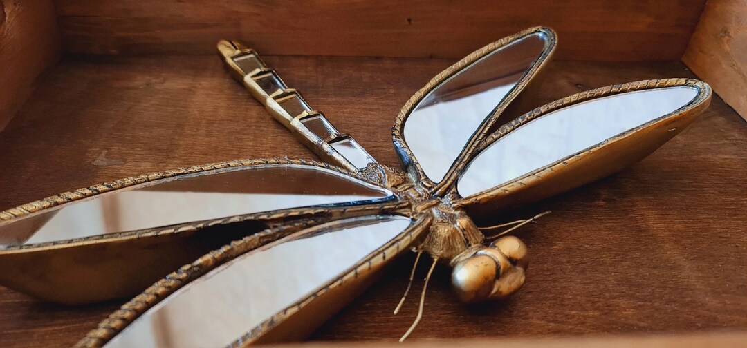 Dragonfly Butterfly Mirror Hanging Wall Decor - Etsy
