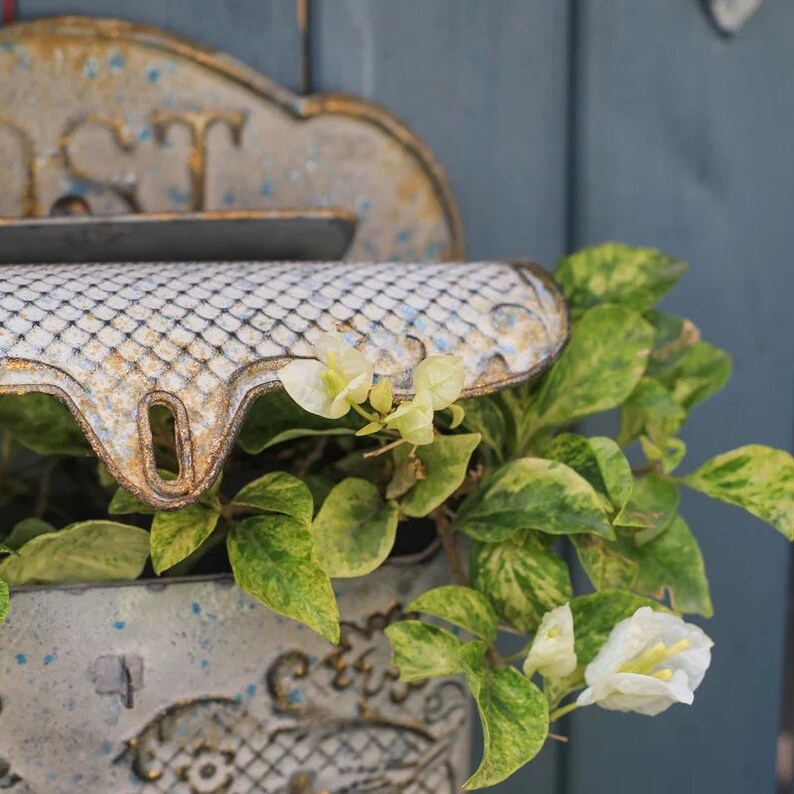 Vintage Post Box Wall Mounted Garden Home Decor Letterbox - Etsy