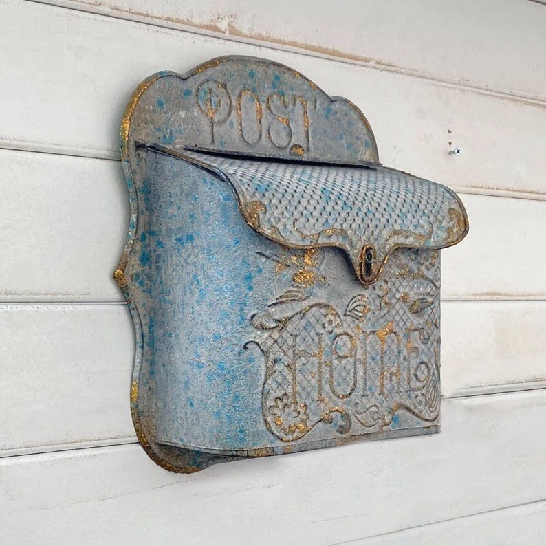 Vintage Post Box Wall Mounted Garden Home Decor Letterbox - Etsy