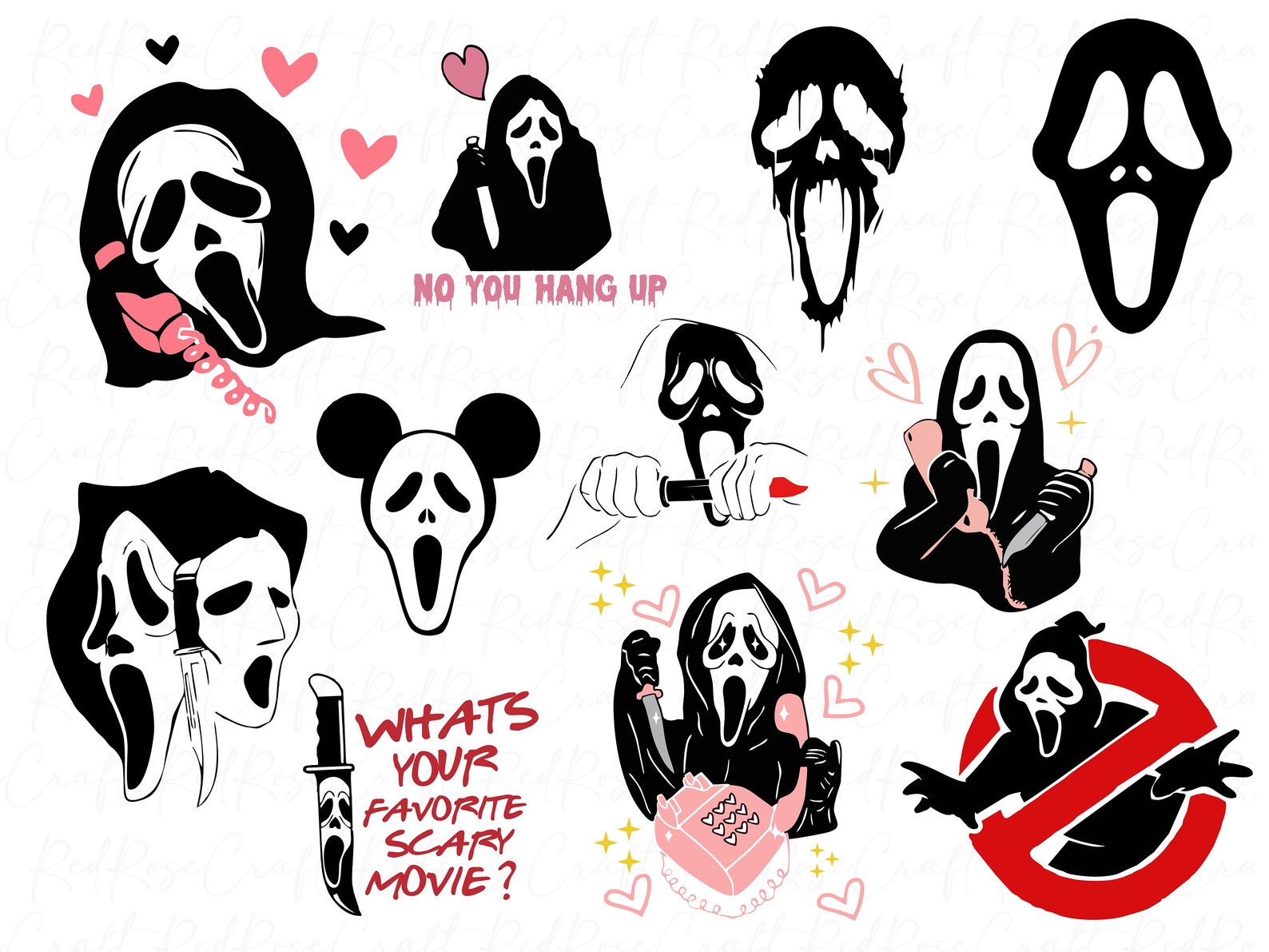 Scream Svg Halloween Svg scream Bundle Svg - Etsy Canada