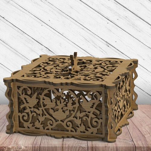 Wolf Tree Laser Cut Engraving Dxf Glowforge Svg Xtool D1 File - Etsy