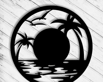 Sun Set Xtool D1 Dxf - Etsy