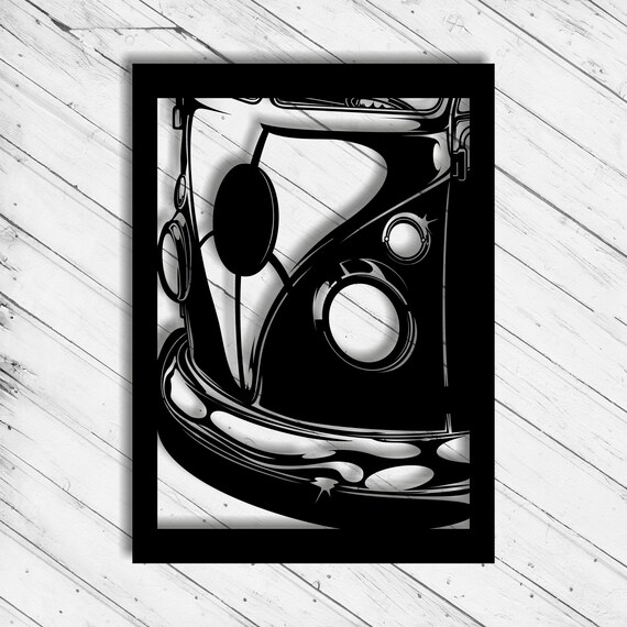 Bus Van Laser Cut Dxf Glowforge Svg Wall Art CNC Router - Etsy Australia