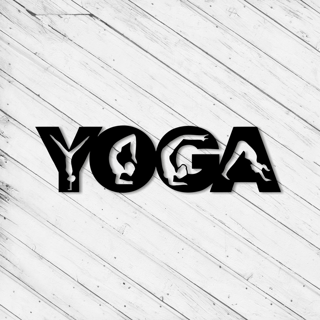 Yoga Wall Decor Laser Cut Dxf Glowforge Svg Xtool CNC Router Cutting ...