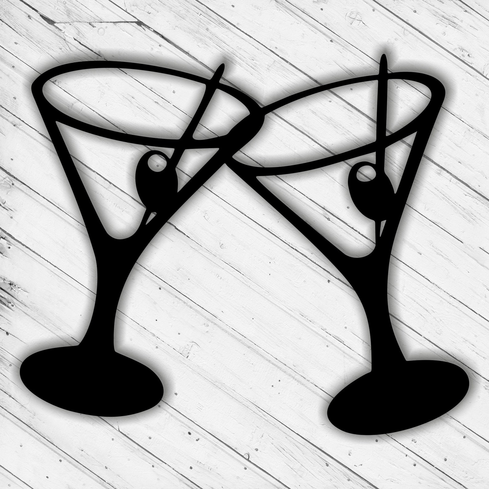 Cocktail Laser Cut Dxf Glowforge Svg File Wall Art Cricut - Etsy