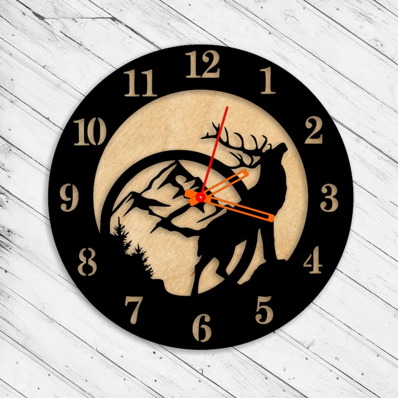 Laser Cutting Clock Plans - Etsy