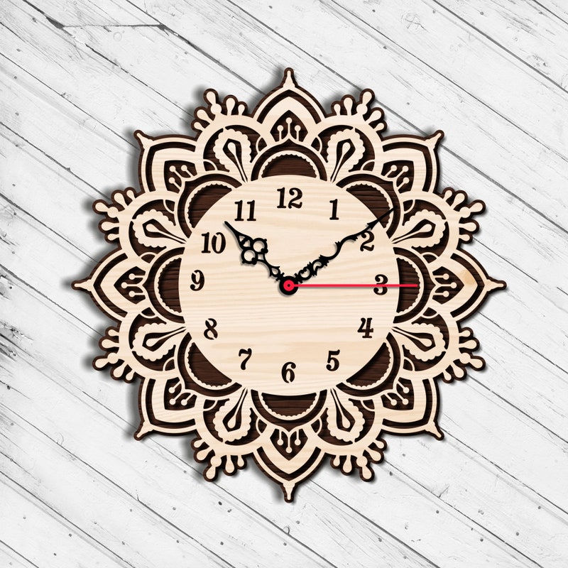 Mandala Clock - Etsy