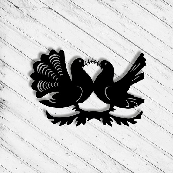 Dove Wall Art Laser Cut Dxf Glowforge Svg File CNC Router | Etsy