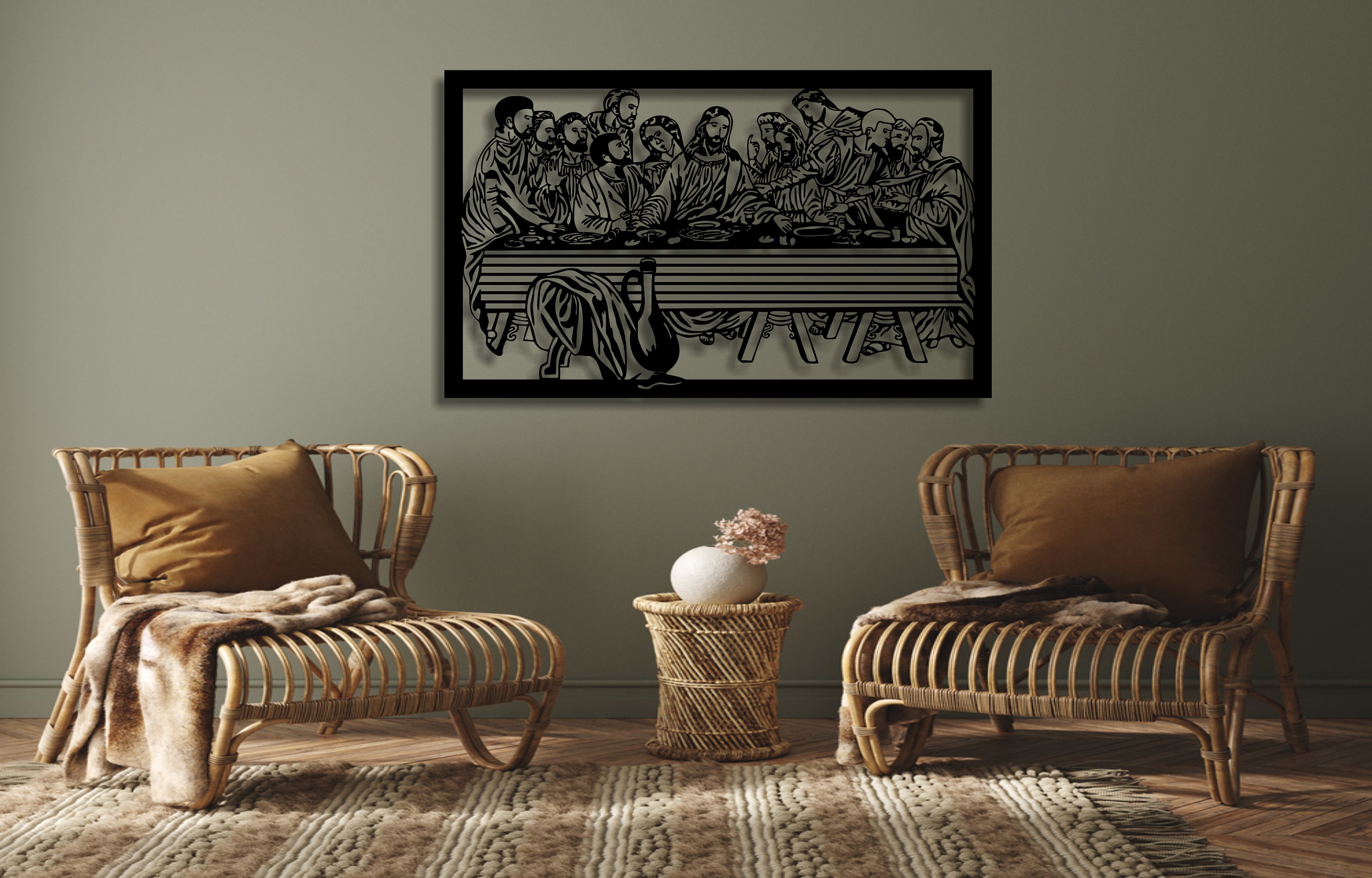 Last Supper Wall Art Decor Laser Cut Dxf Glowforge Svg Xtool - Etsy Canada