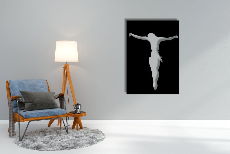 Jesus and Faces Decor Laser Cut Dxf Glowforge Svg File CNC - Etsy