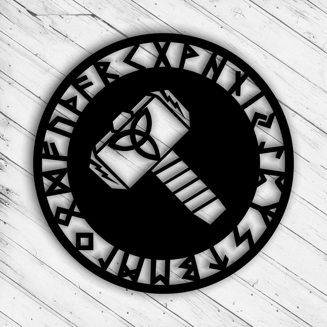 Scandinavian Rune Laser Cut Dxf Glowforge Svg File CNC Router Wall Art ...