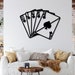 Playing Cards Wall Art Decor Laser Cut Dxf Glowforge Svg Xtool D1 CNC ...