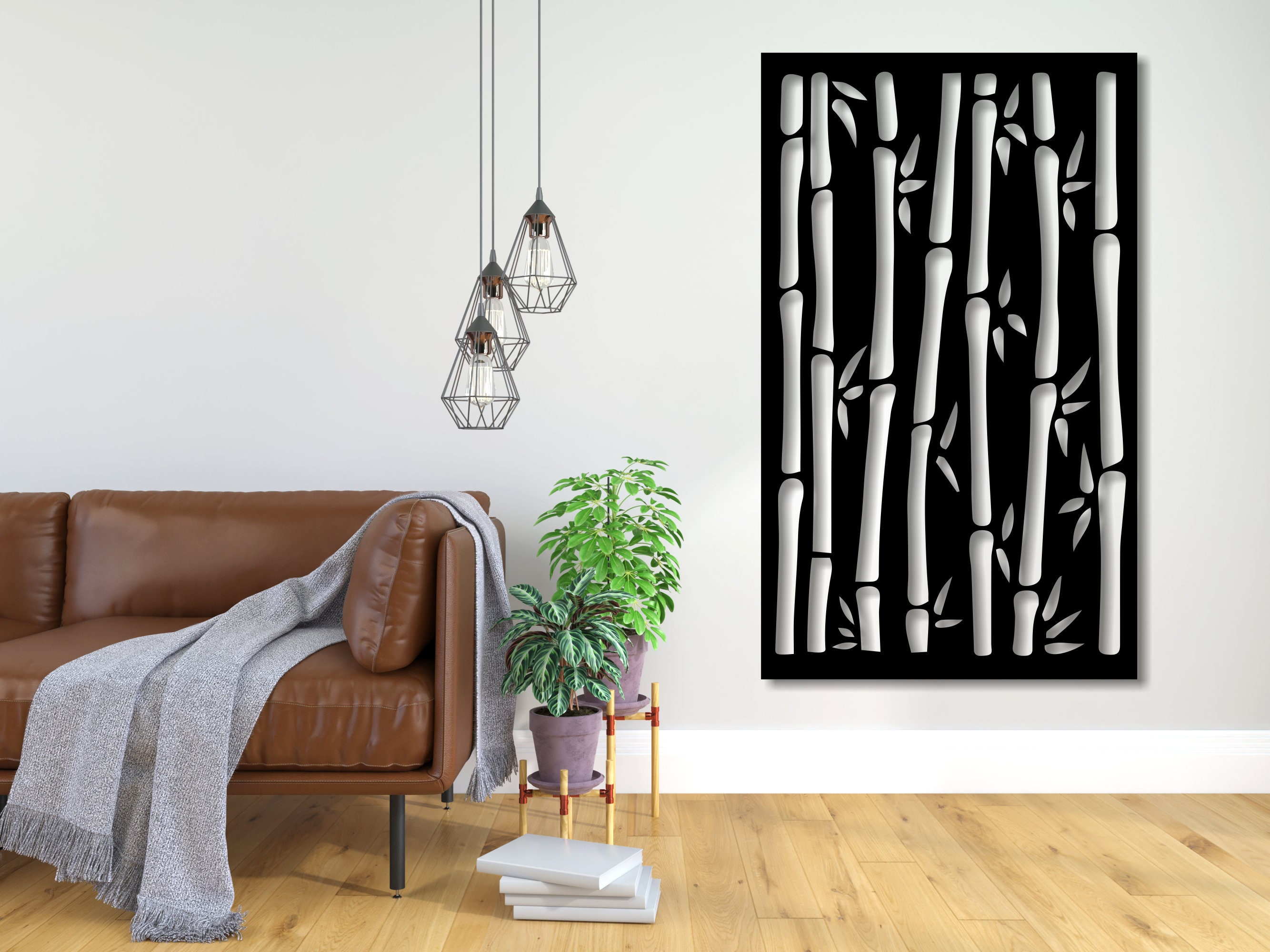 Bamboo Laser Cut Dxf Glowforge Svg Xtool D1 File Wall Art - Etsy Australia