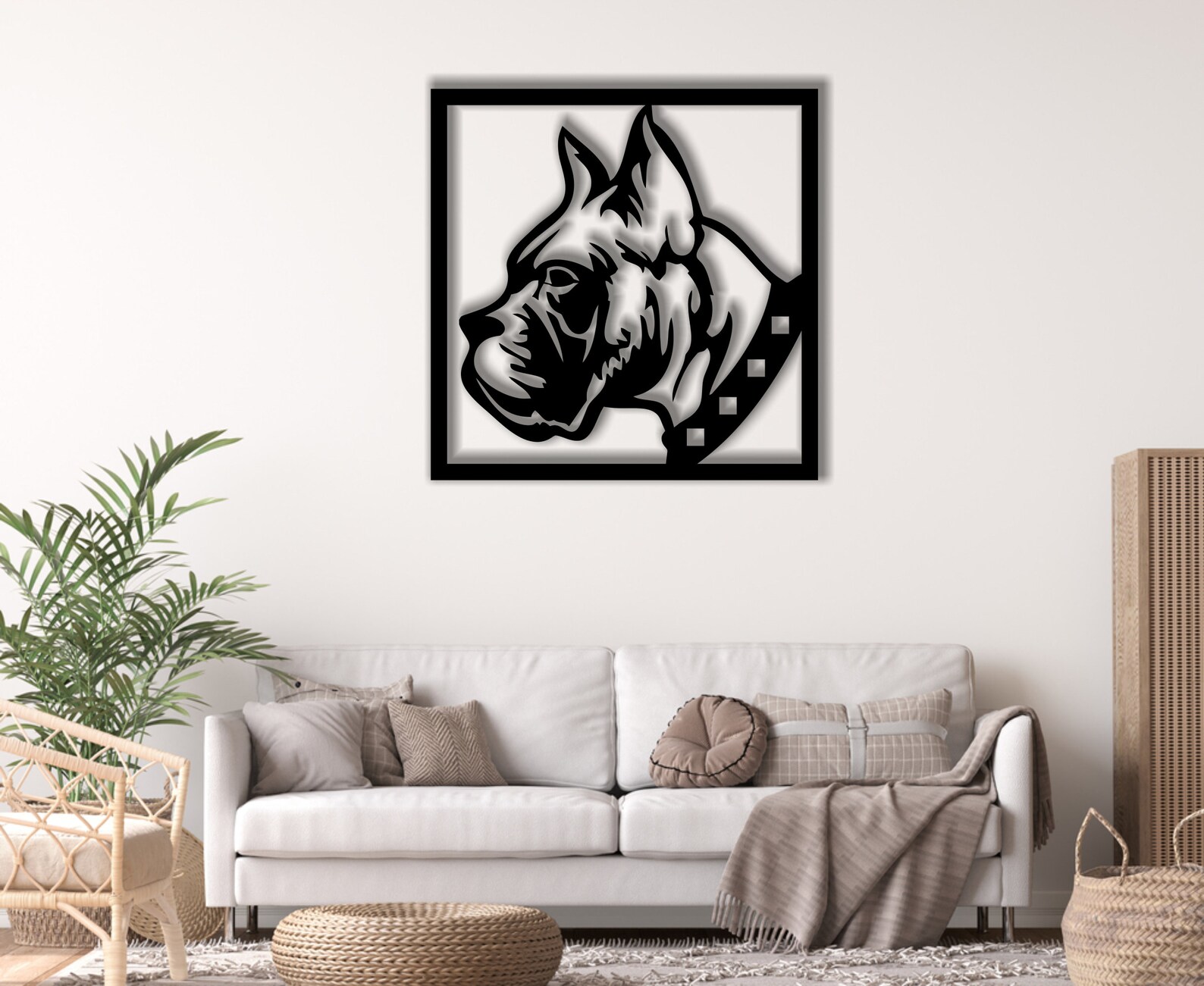 Dog Laser Cut Dxf Glowforge Svg Xtool D1 File Wall Art Decor - Etsy