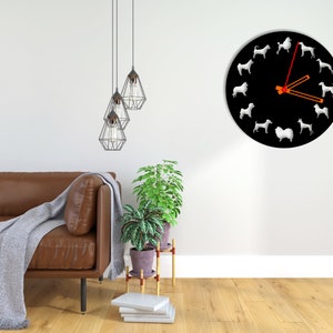 Wall Clock Dog Laser Cut Dxf Glowforge Svg Xtool D1 CNC Cutting Router ...