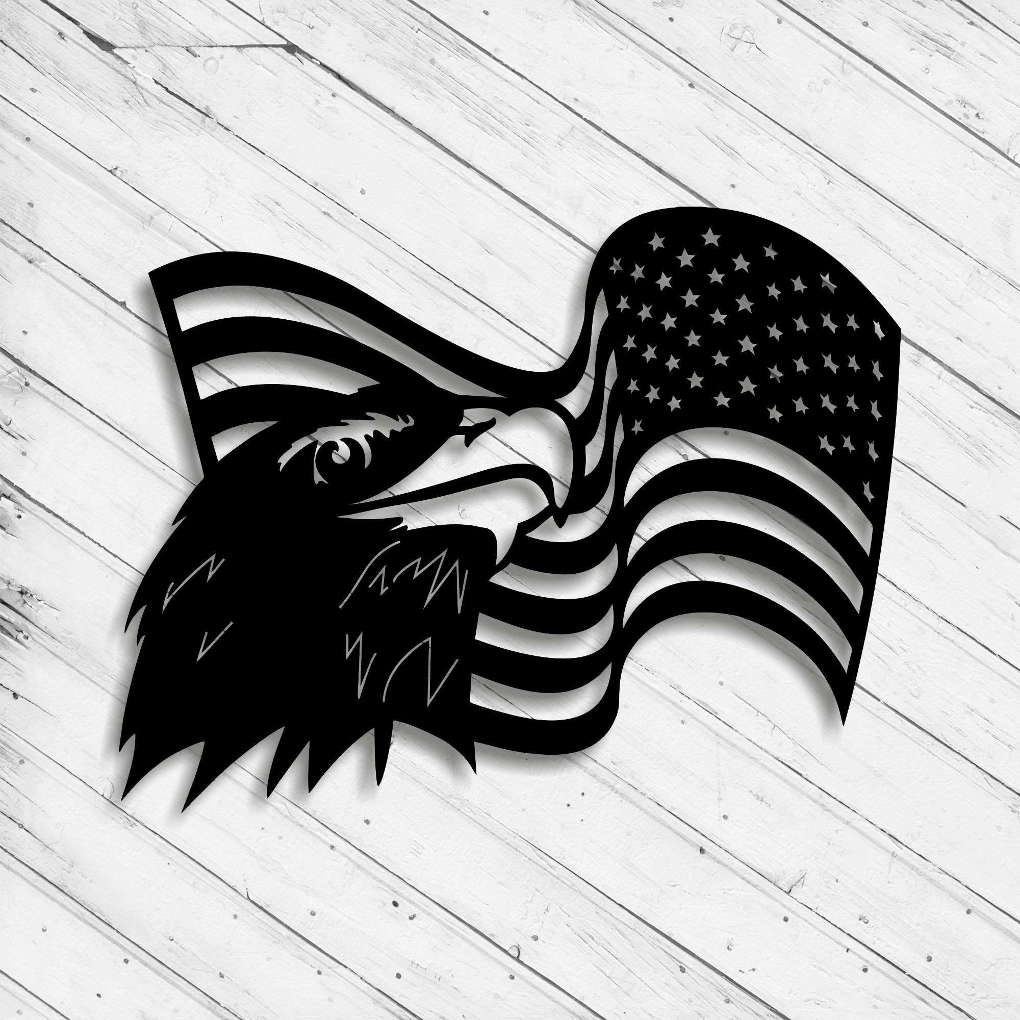 Eagle Laser Cut Dxf Glowforge Svg Xtool D1 File Wall Art Decor Pattern ...