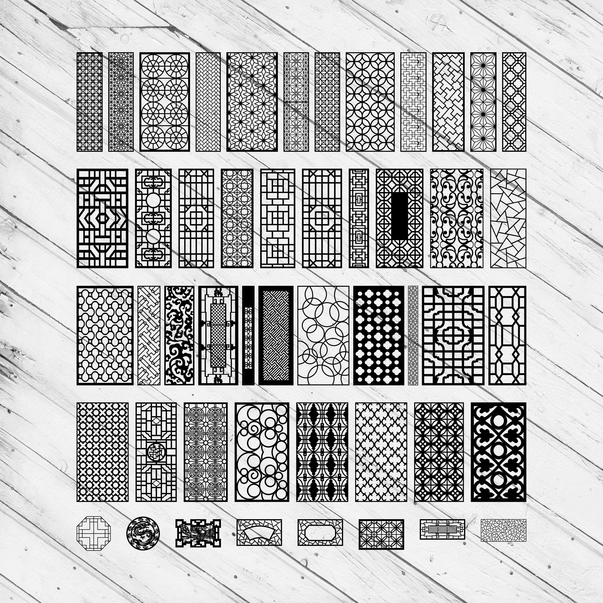 Mega Bundle Screen Panel Laser Cut Dxf Glowforge Svg Xtool - Etsy