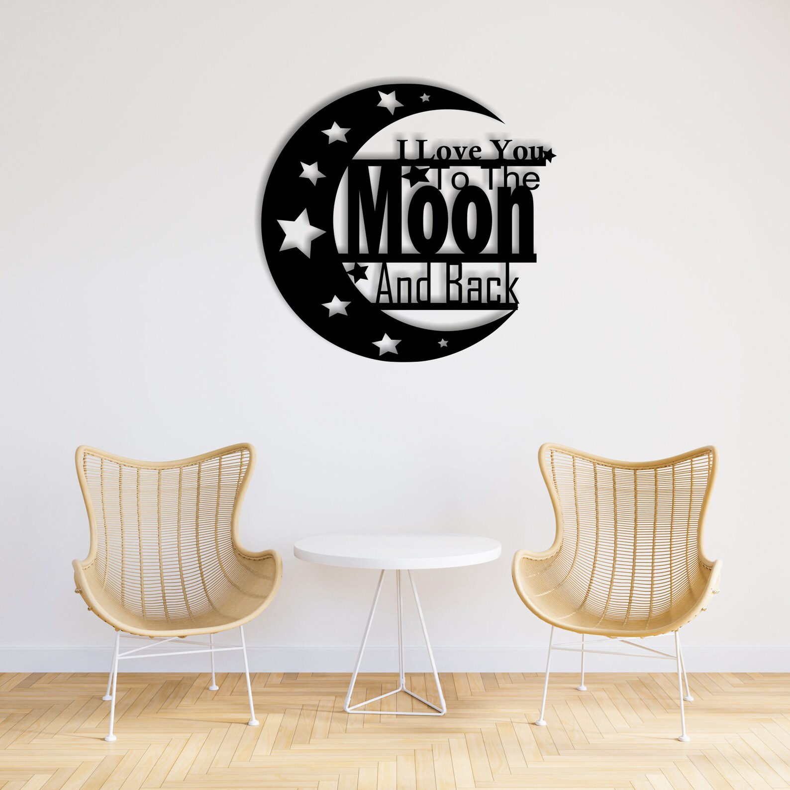 Moon Laser Cut Dxf Glowforge Svg Xtool D1 File Wall Art Decor Pattern ...