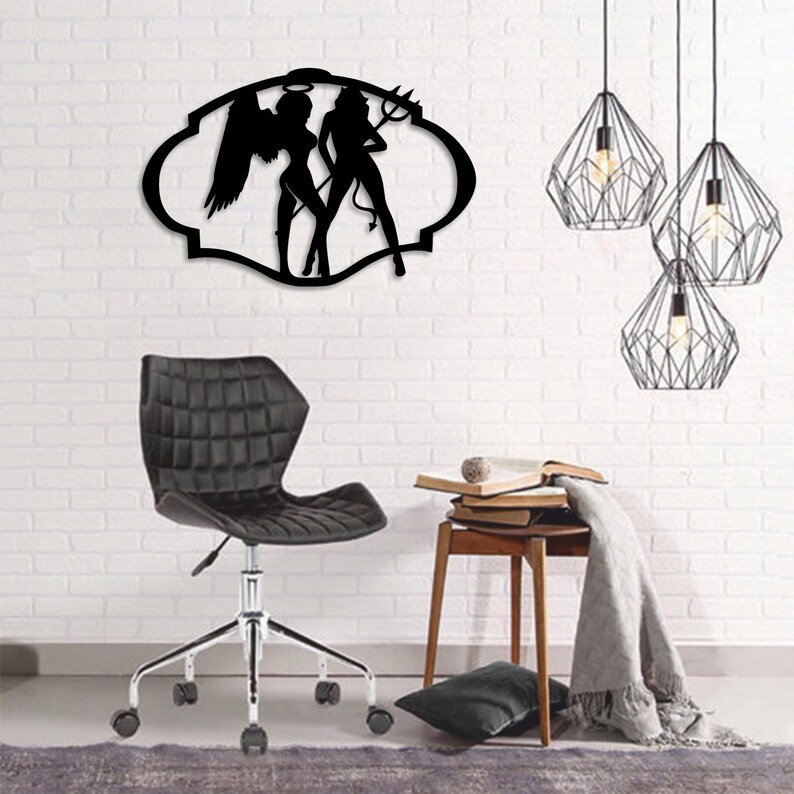 Angel Laser Cut Dxf Glowforge Svg Xtool D1 File Wall Art Decor Pattern ...