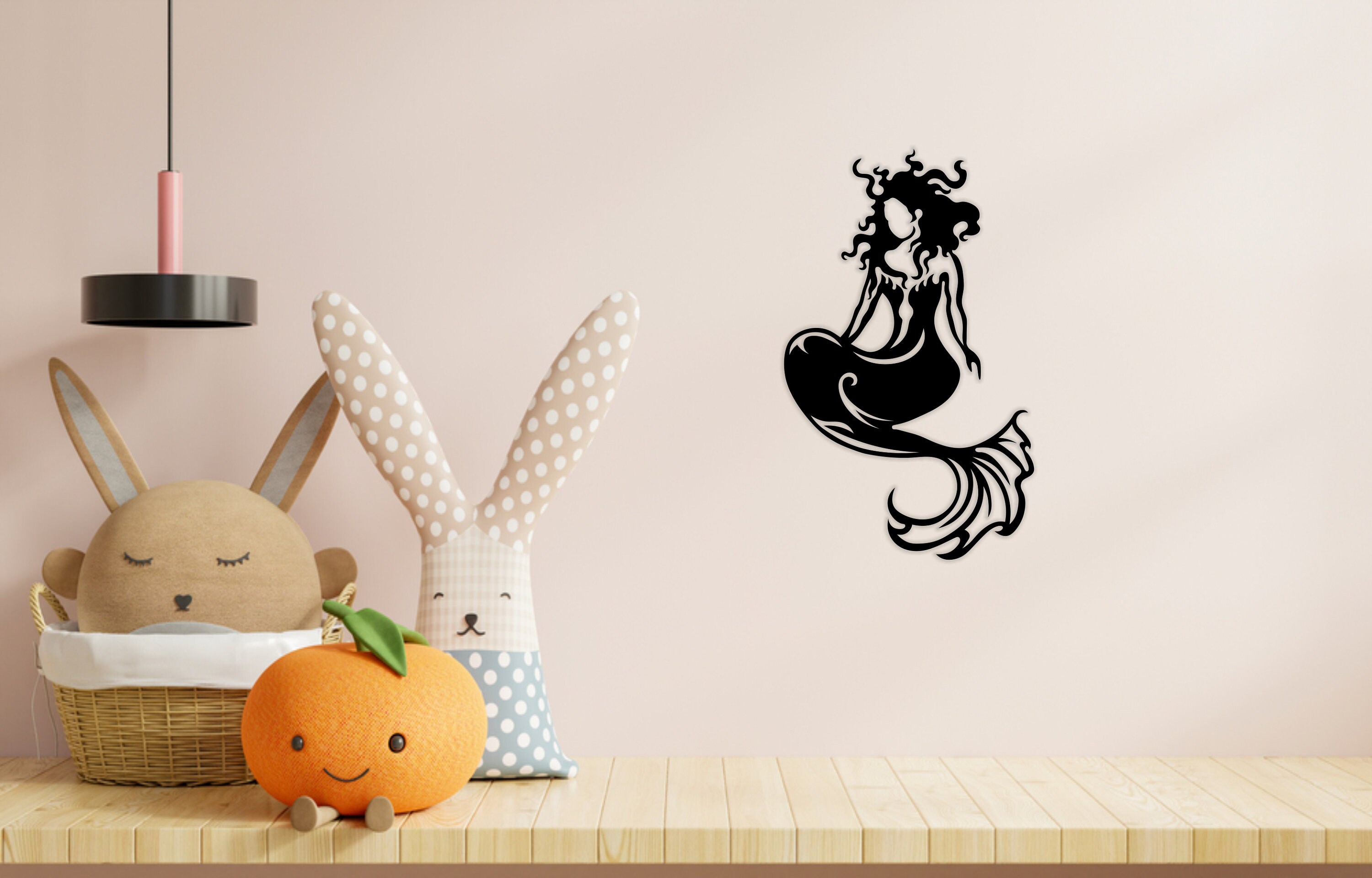 Mermaid Laser Cut Dxf Glowforge Svg Xtool File Wall Art CNC Router ...