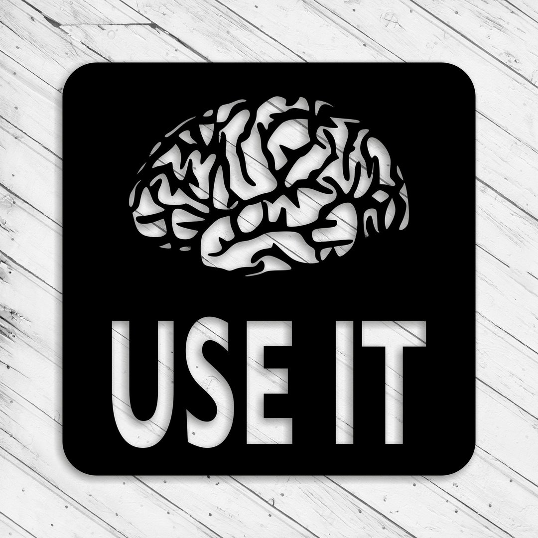 Brain Wall Art Decor Laser Cut Dxf Glowforge Svg Xtool D1 CNC Router ...